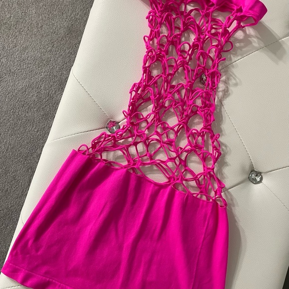Yandy | Intimates & Sleepwear | Hot Pink Mini Dress Lingerie | Poshmark